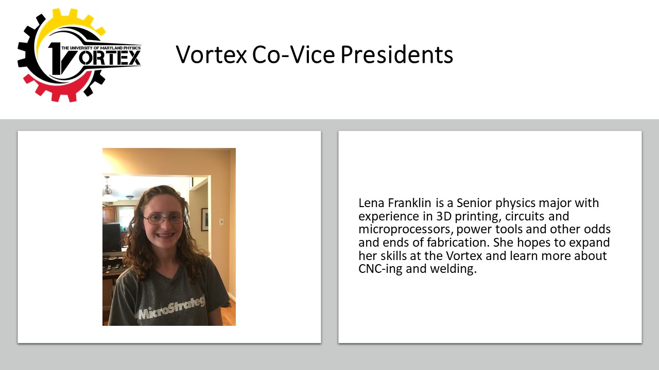 Vortex Makerspace - UMD Physics